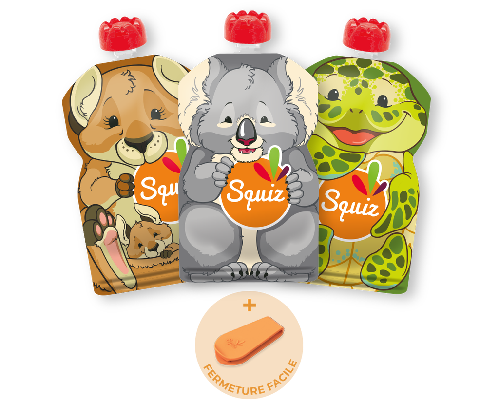 Gourdes compote réutilisables x3 - Australie | Ma Bonne Etoile