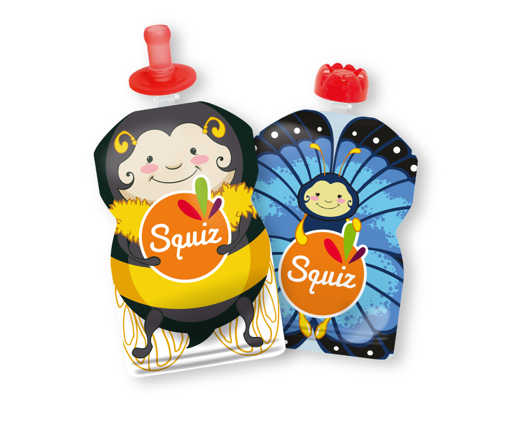 Gourdes compote réutilisables spécial bébé x2 - Nature | Ma Bonne Etoile